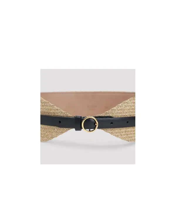 Alaïa Wide Woven Belt