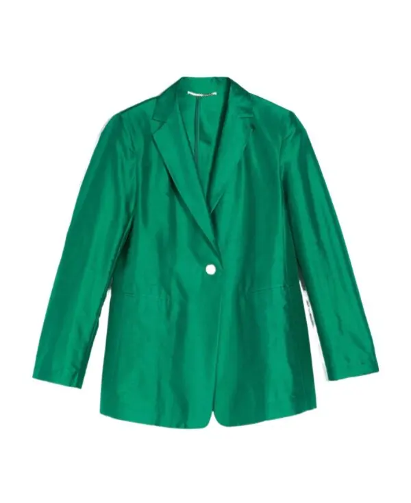 Max Mara Single-breasted Silk Blazer