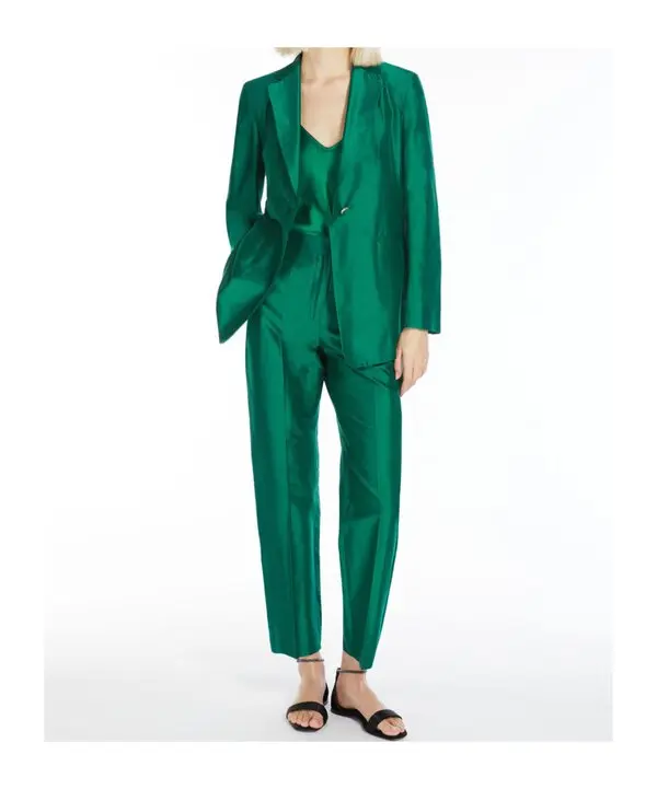 Max Mara Single-breasted Silk Blazer