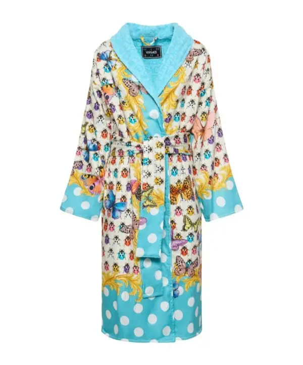 Versace Printed Bathrobe - Multi-color