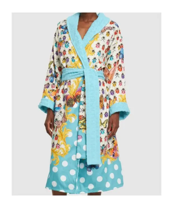 Versace Printed Bathrobe