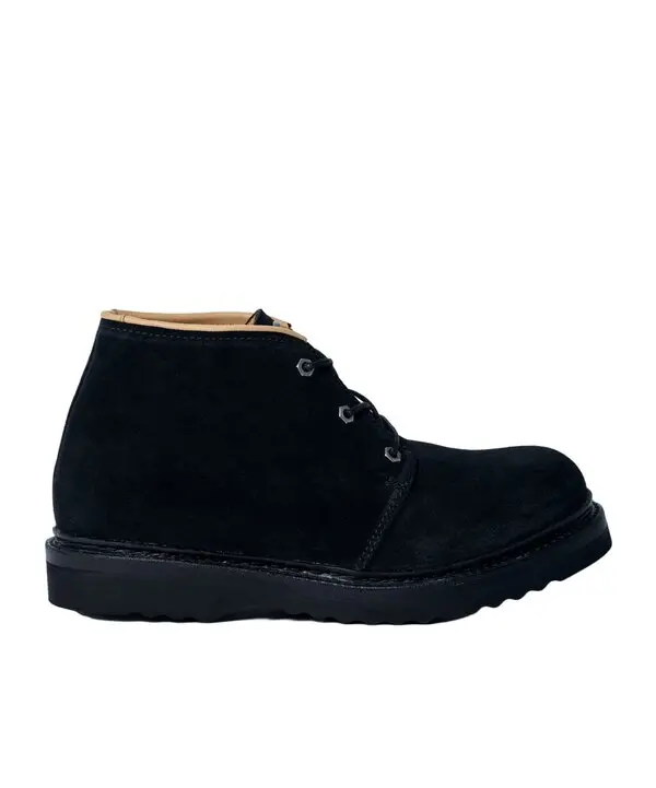 Our Legacy Suede Lace-up Boots - Black