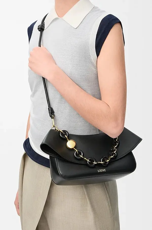 Loewe Medium Ola Bag - Black