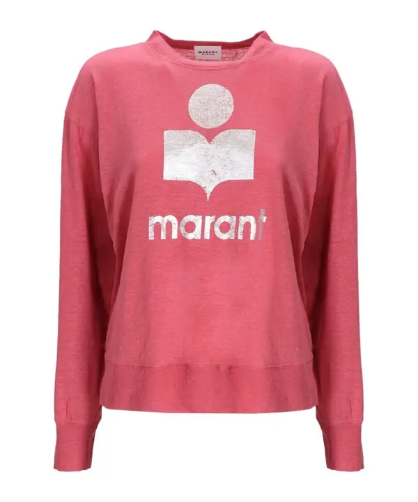 Isabel Marant Étoile Logo Printed Long-sleeved T-shirt