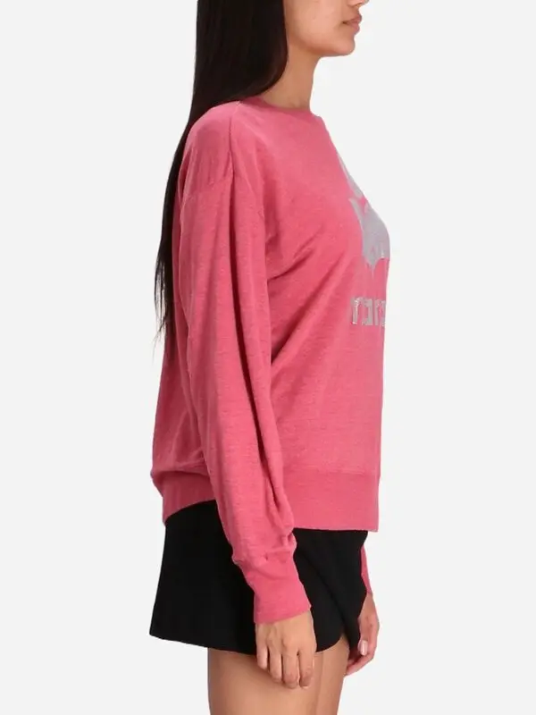 Isabel Marant Étoile Logo Printed Long-sleeved T-shirt