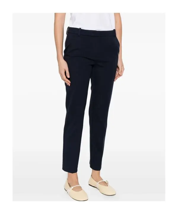 Pinko Mid-rise Cigarette Trousers With Pleated Detailing