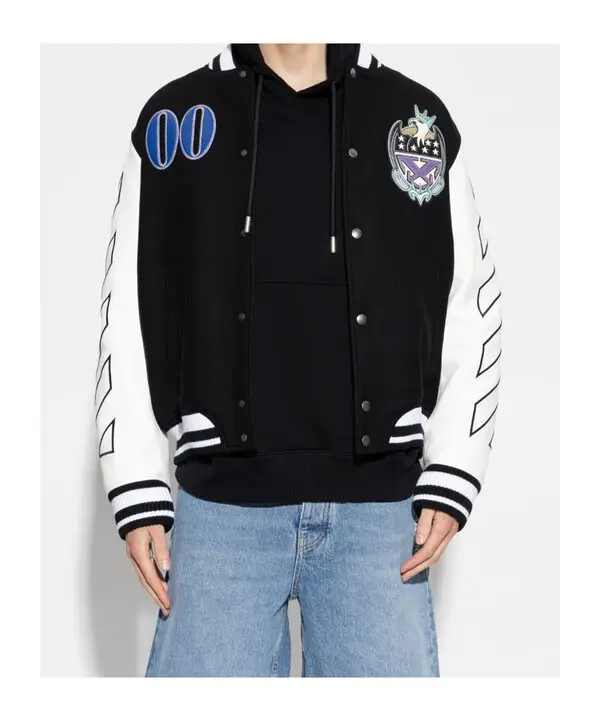 Off-White Varsity Jacket - Black