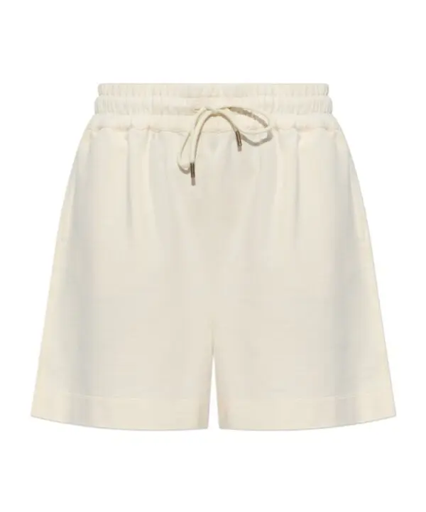 Moncler Logo Patch Drawstring Shorts - White
