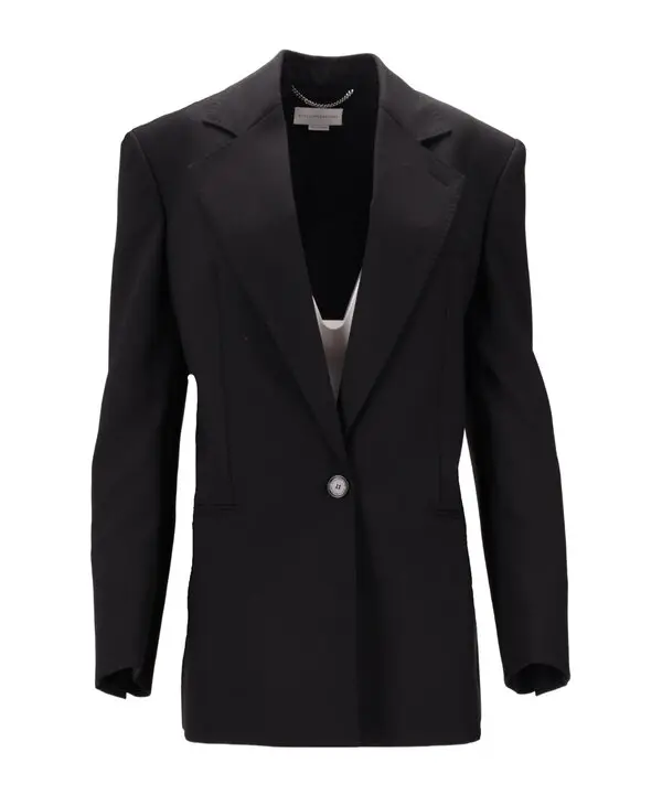 Stella McCartney Single-breasted Blazer - Black