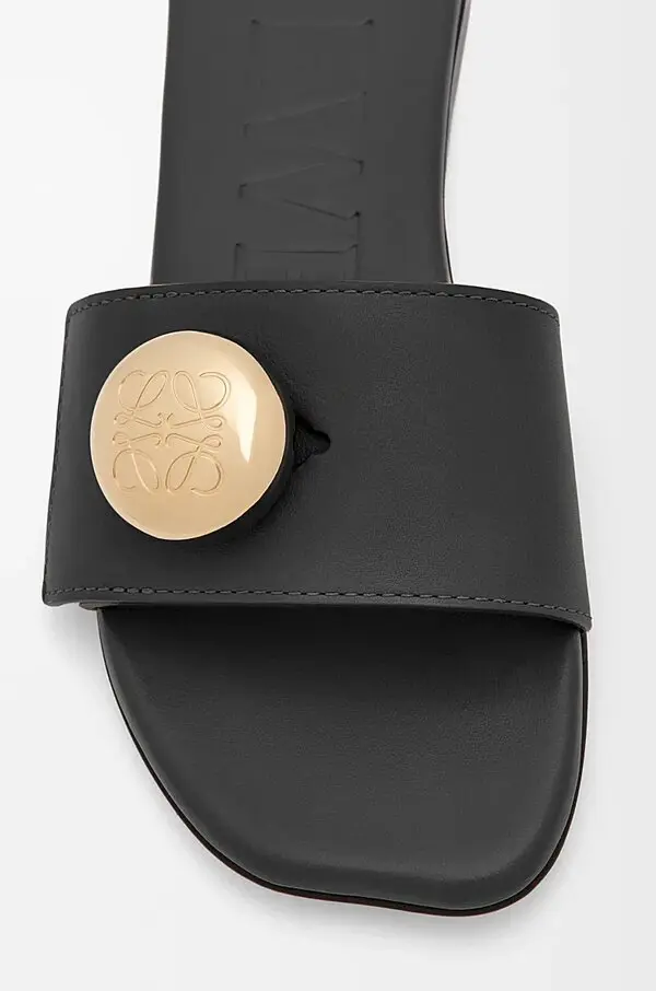 Loewe Logo Medallion Flat Sandals