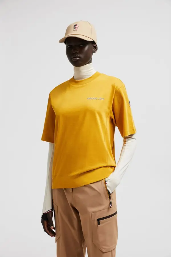 Moncler Short Sleeve T-shirt With Reflective Logo