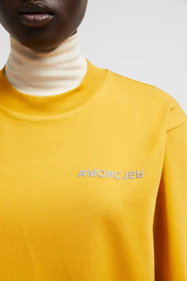 Moncler Short Sleeve T-shirt With Reflective Logo