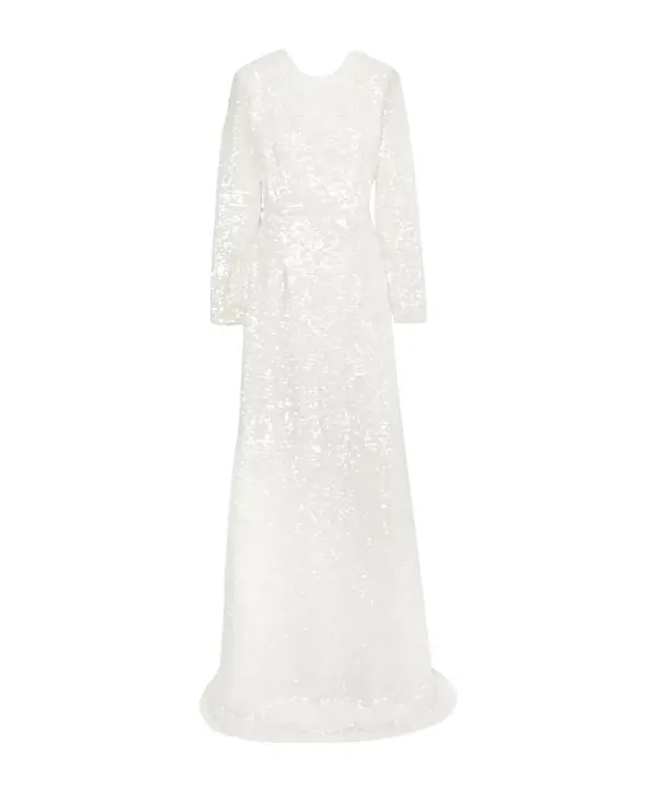 Erdem Yoanna Sequined Dress - Ivory