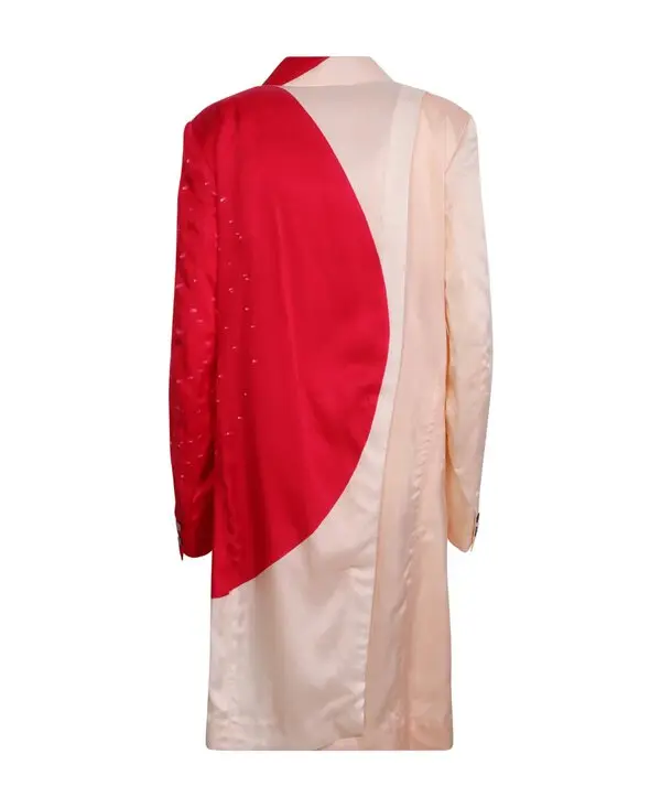 PLEATS PLEASE BY ISSEY MIYAKE Graphic Button-up Coat