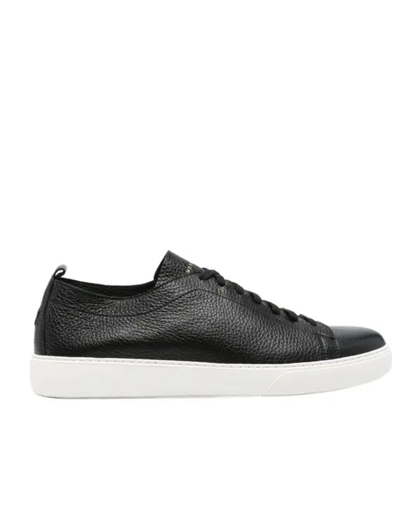 HENDERSON BARACCO Byron Leather Sneakers - Black