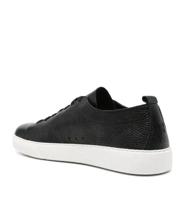 HENDERSON BARACCO Byron Leather Sneakers - Black