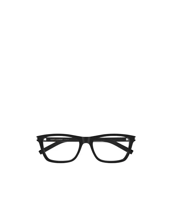 Saint Laurent Rectangle Frame Eyeglasses - Black