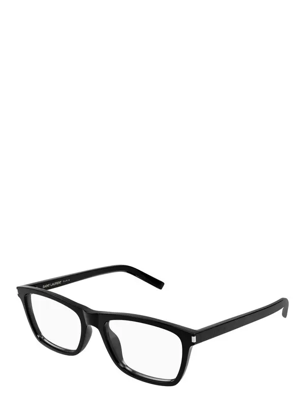 Saint Laurent Rectangle Frame Eyeglasses - Black