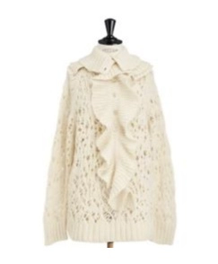 Dior Sweater With Removable Ruched Collar - No