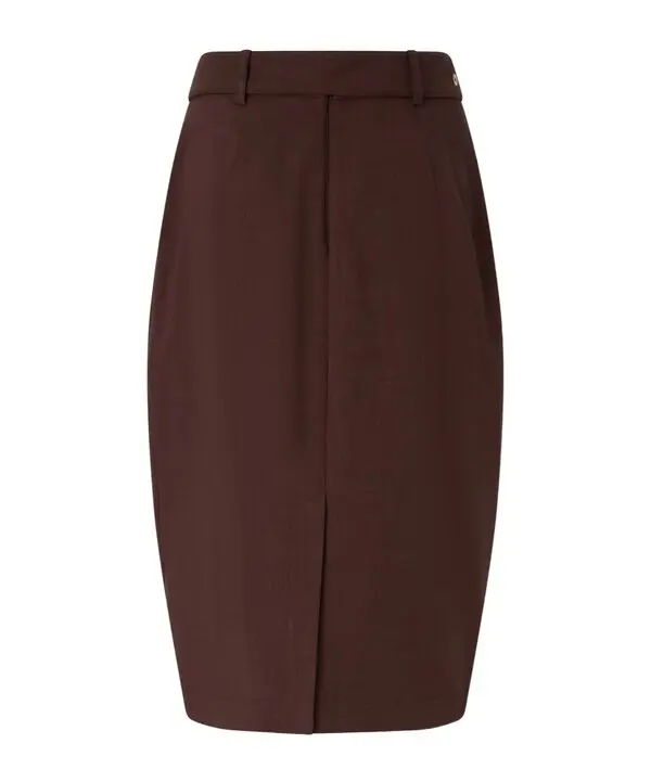 Pinko Belted Pleated Skirt