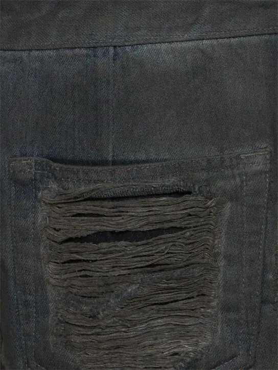 Rick Owens Geth Imitation Old Shorts - Black