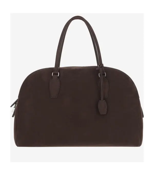 THE ROW India 15 Zipped Handbag - Dark Brown