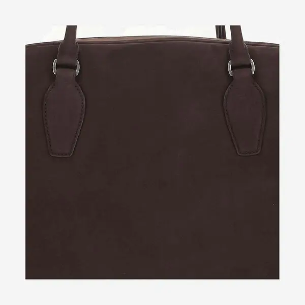 THE ROW India 15 Zipped Handbag - Dark Brown