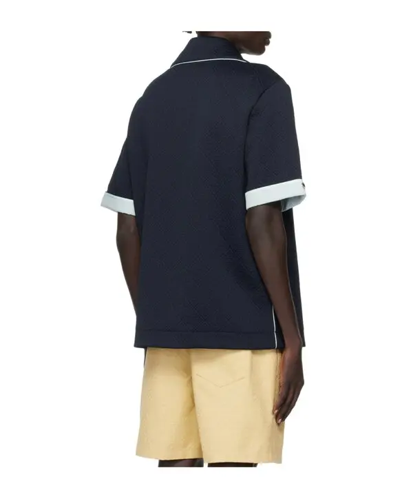Casablanca Logo Short-sleeved Shirt - Black
