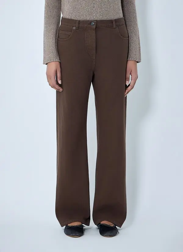 THE ROW Finbar Cotton Denim Jeans
