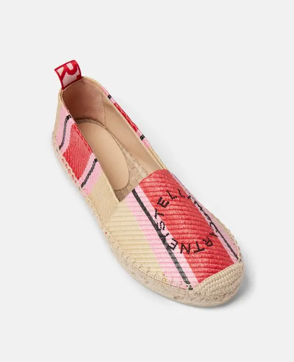 Stella McCartney Color-block Espadrilles With Ribbon Fastening