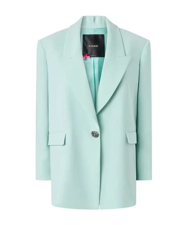 Pinko Embellished Button Tailored Blazer