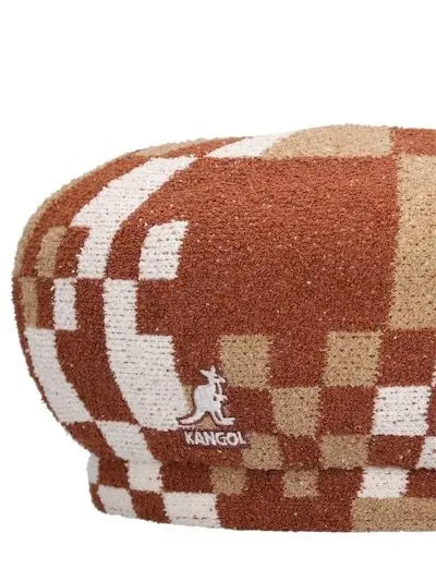 KANGOL Checked Logo Beret