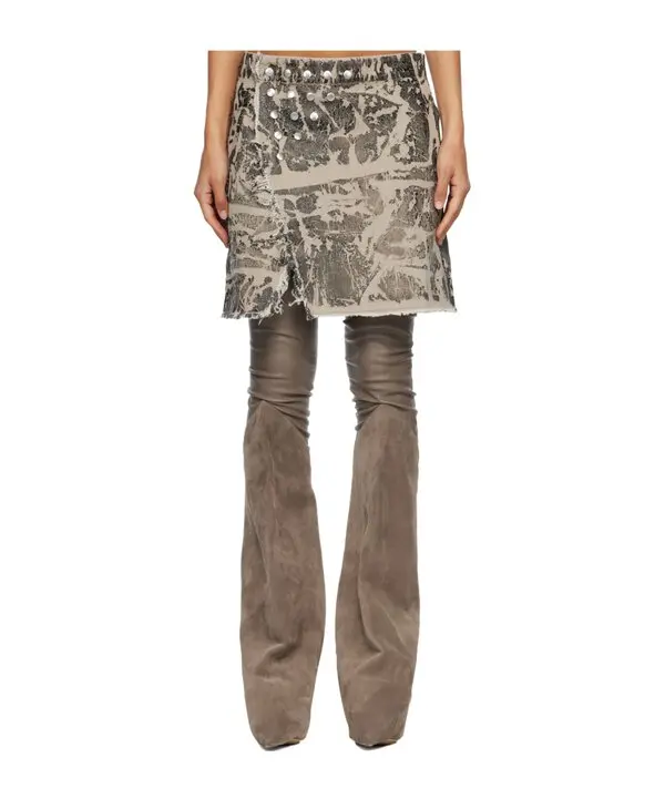 Rick Owens Sisysnap Skirt - Brown
