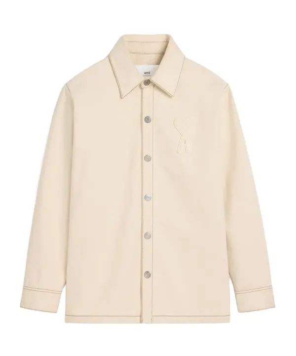 Ami De Coeur Overshirt - White Cream Color
