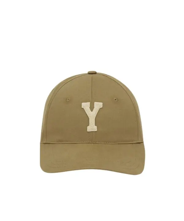 Saint Laurent Varsity Baseball Cap - Sand And Ivory