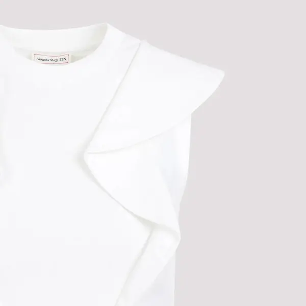 Alexander McQueen Sleeveless Frill Detail Top
