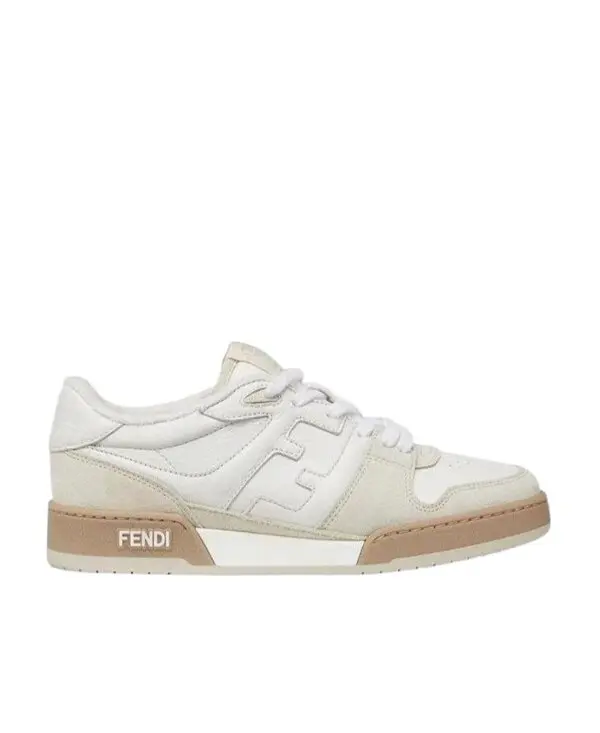Fendi Match Low Top Sneakers - White