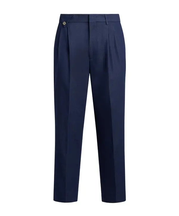 Etro Pleated Trousers - Blue