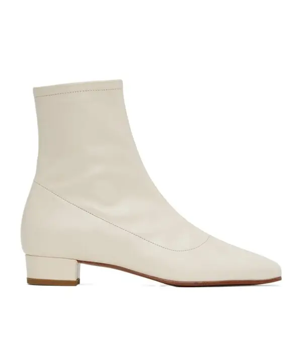 By Far Este" Square Toe Zip Up Ankle Boots