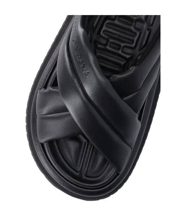 Dolce & Gabbana Crossover Strap Sandals