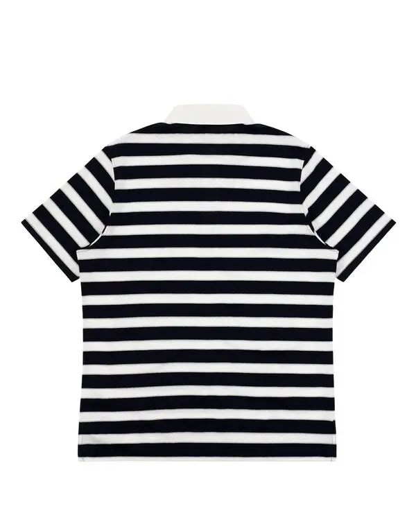 Dunhill Logo Embroidered Polo Shirt - Black