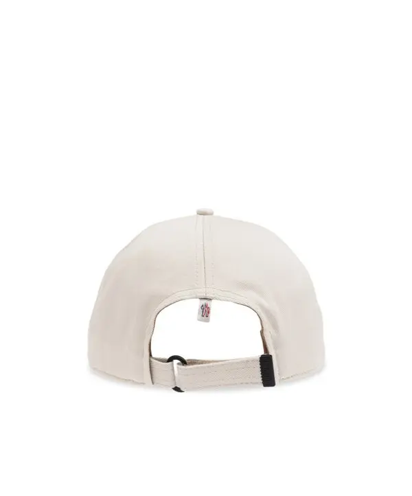 Moncler Logo Patch Baseball Cap - Cream