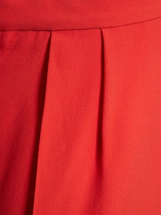 Aspesi Mid-waist Wide Leg Pleated Trousers