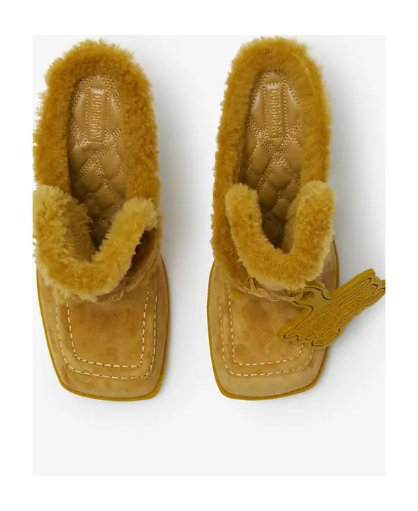 Burberry Highland Square-toe Mules