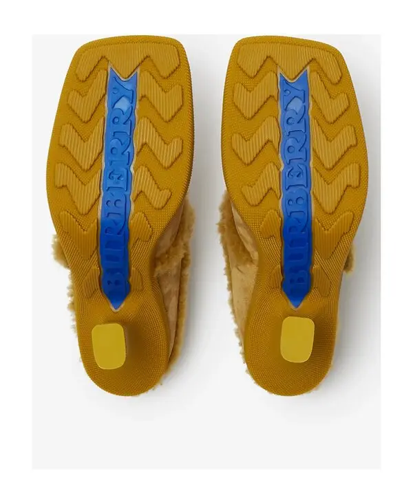 Burberry Highland Square-toe Mules