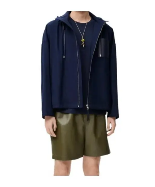 Loewe Hooded Jacket With Zip Fastening