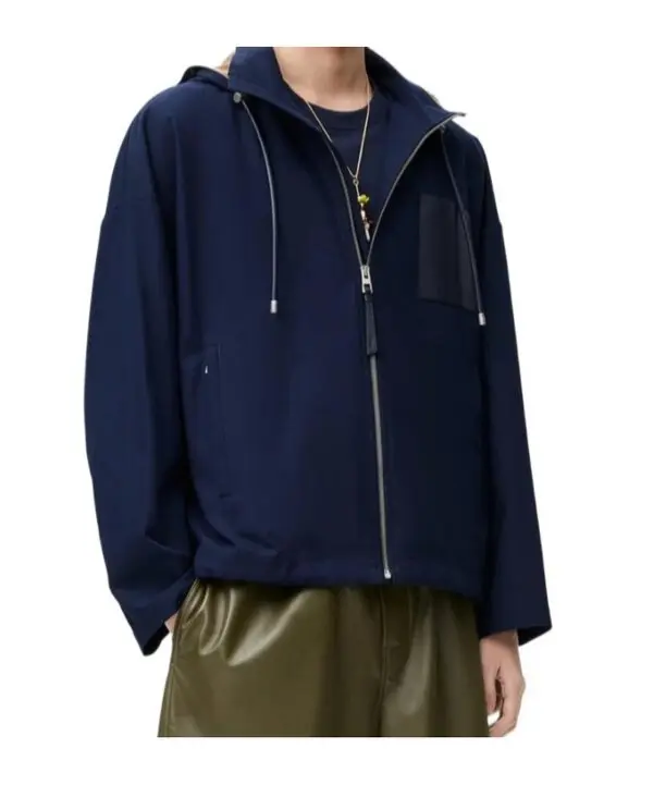 Loewe Hooded Jacket With Zip Fastening