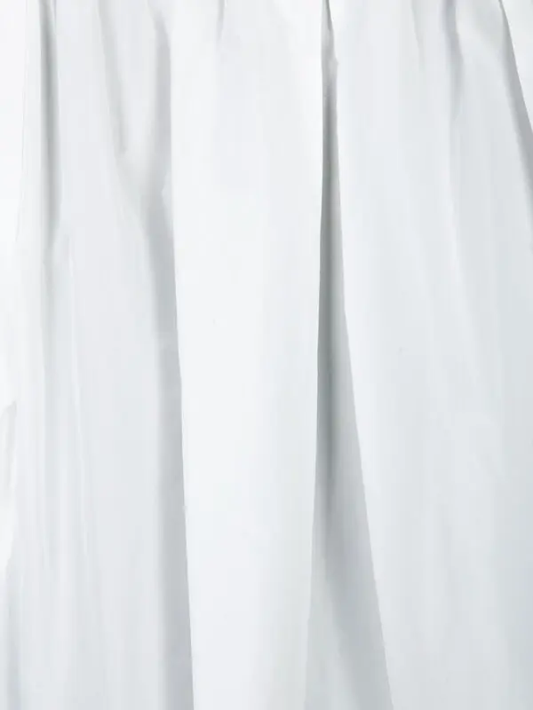 Herno A-line Midi Skirt With Elasticated Waistband - White