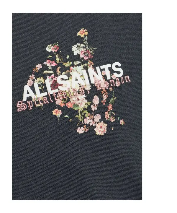 ALLSAINTS Valen Floral Logo T-shirt