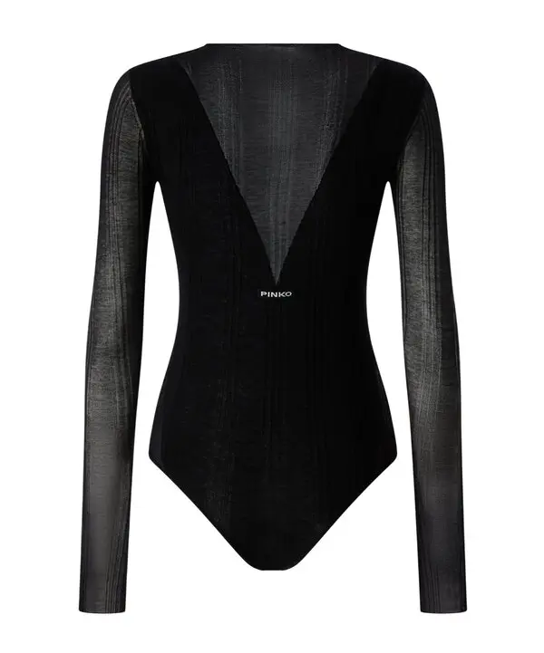 Pinko Sheer Detail Bodysuit